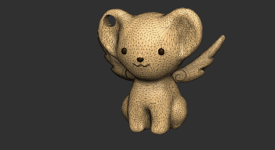 STL file sakura card captors, keychain Kero・3D printing design to download・Cults